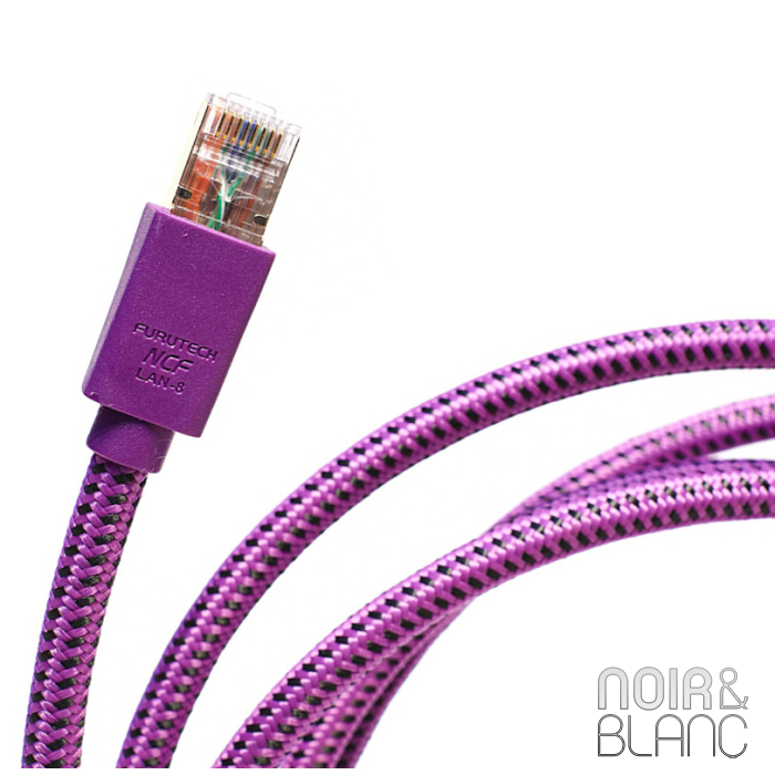 Câble ethernet Furutech LAN-8 NCF | Noir et Blanc