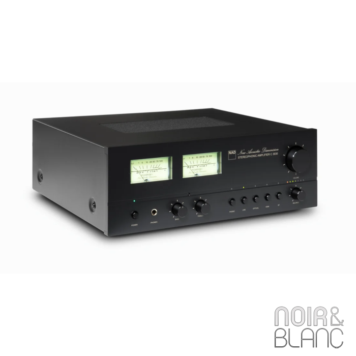 Amplificateur intégré NAD C 3030 | Noir et Blanc
