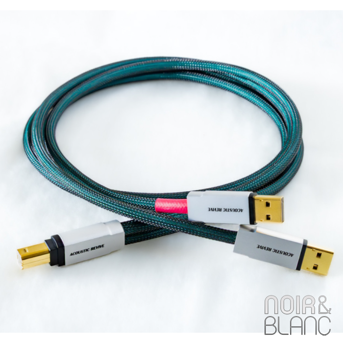Câble USB Acoustic Revive USB-SP Absolute | Noir et Blanc