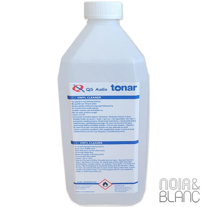 Liquide de nettoyage vinyles Tonar QS Vinyl Cleaner 1L | Noir et Blanc