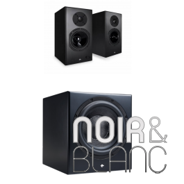 Ensemble 2.1 Totem Kin Monitor + Kin Sub 10 Combo | Noir et Blanc