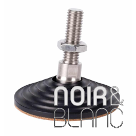 Pieds de découplage Solid Tech Spike Fixed Floor Protector | Noir et Blanc